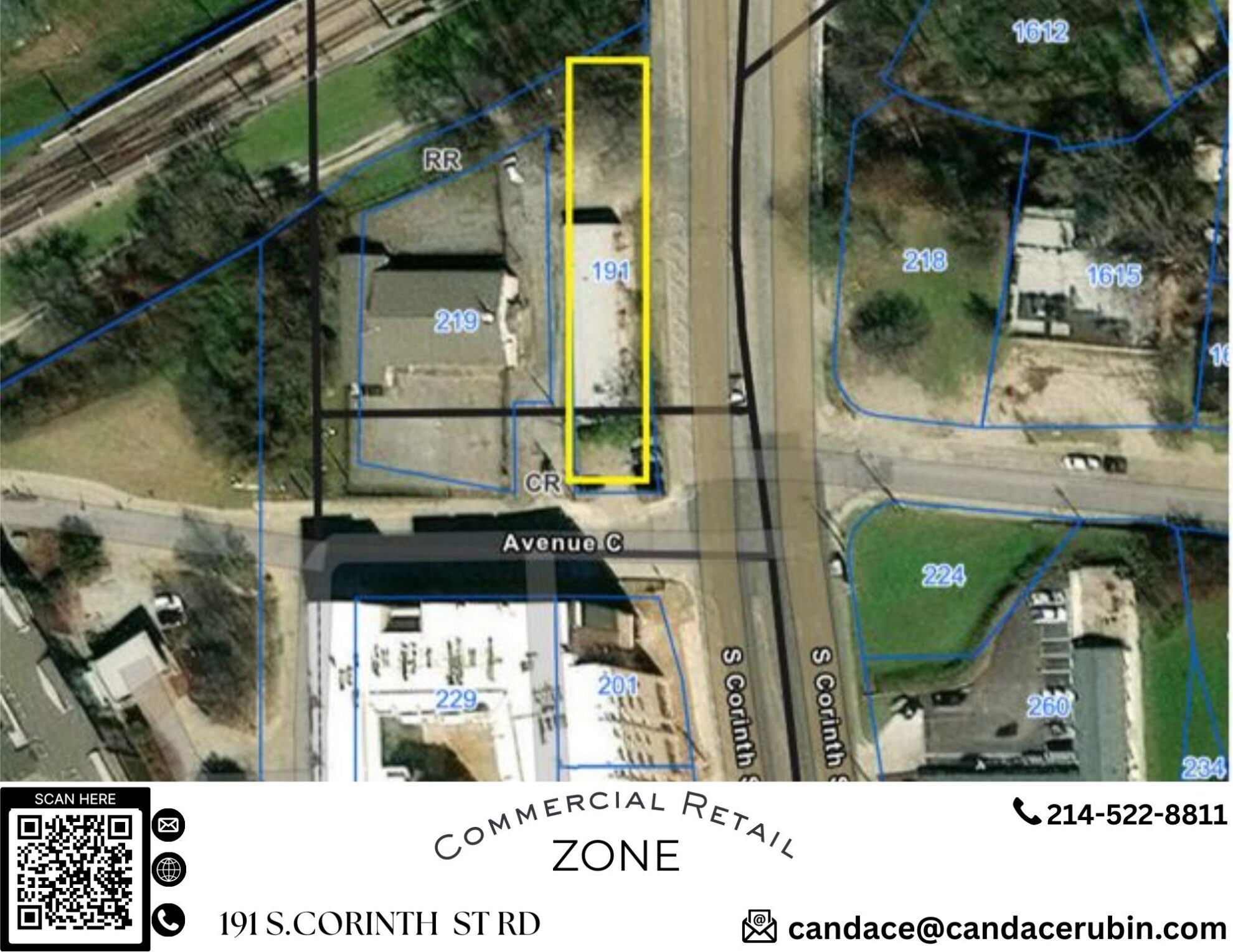 TWO COMMERCIAL SUITES 191 S. CORINTH ST RD – Candace Rubin